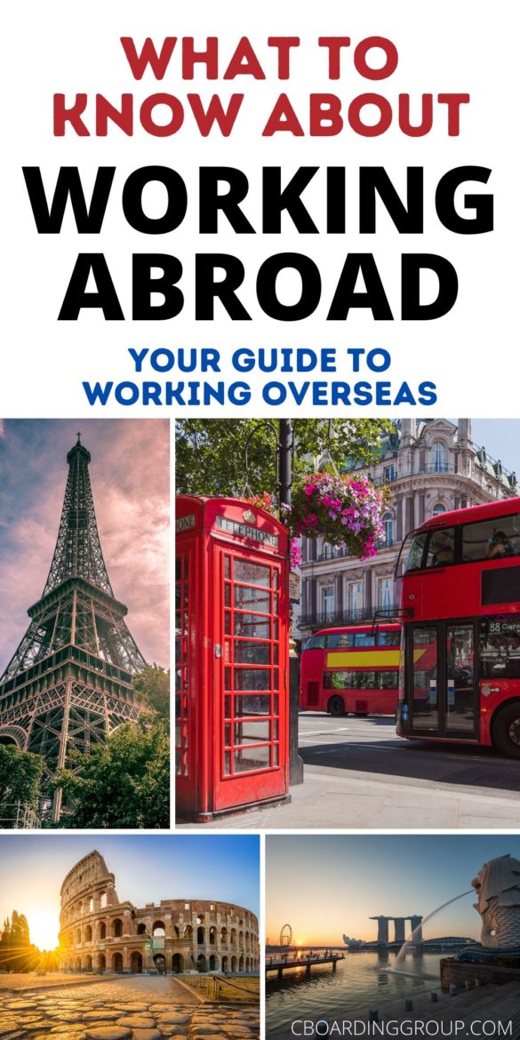Working Abroad: What do I need to know?