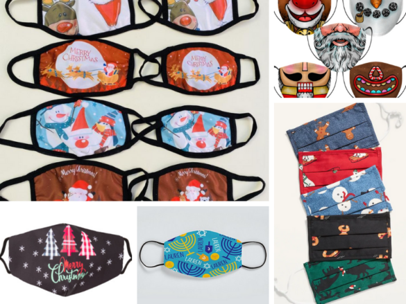 Fun Holiday Themed Face Masks (because, honestly, we need some cheer ...