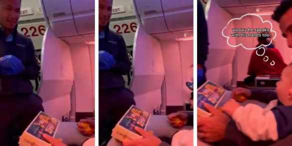 Adorable video of flight attendant using ASL to communicate with baby ...